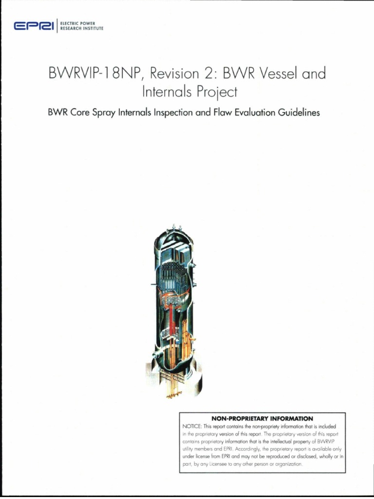 XR276427-02 - BWRVIP-1 8NP BWR Vessel AndInternals ProjectBWR Core ...
