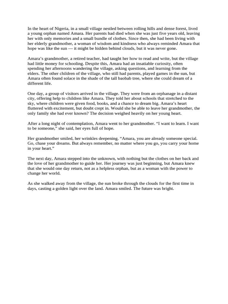 The Tale of Amara | PDF