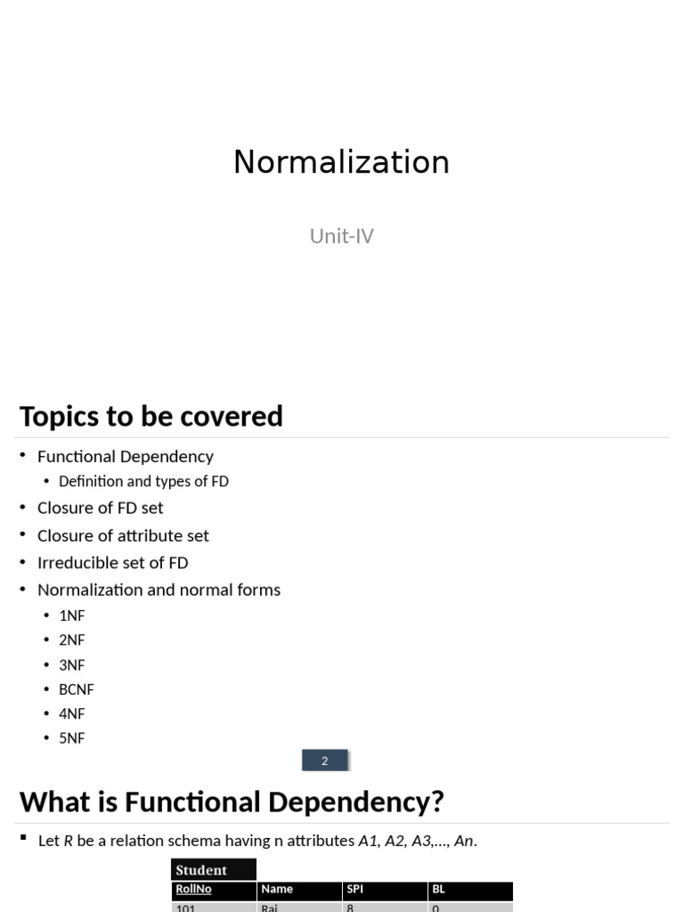2CS402_DBMS_Unit-4 | PDF | Computer Data | Data Management Software