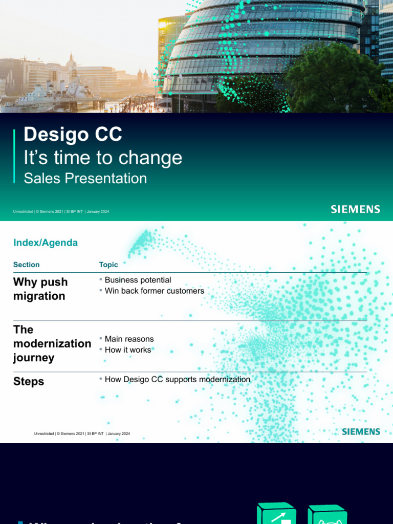 Desigo CC Migration Sales Strategy | PDF | Computing