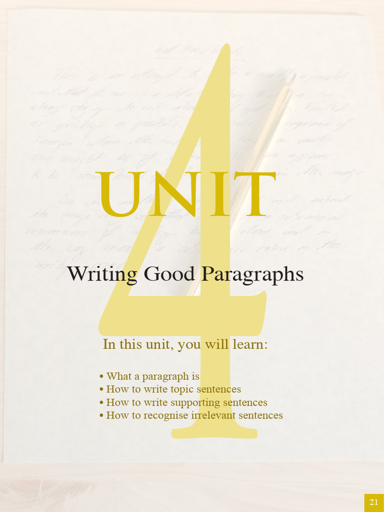 1. Writing Good Paragraphs | PDF | English Language | Paragraph