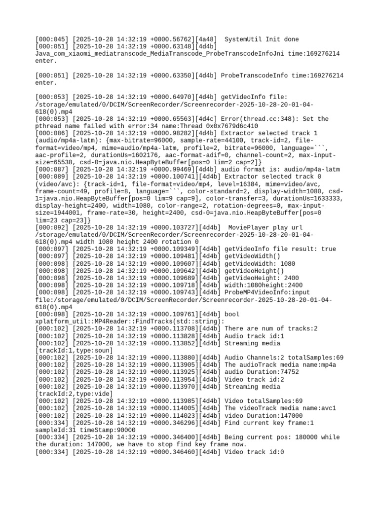 Trace | PDF | Codec | Computer File Formats