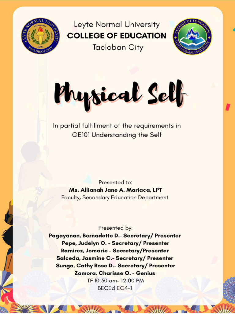 Understanding The Self | PDF | Self Esteem | Body Image