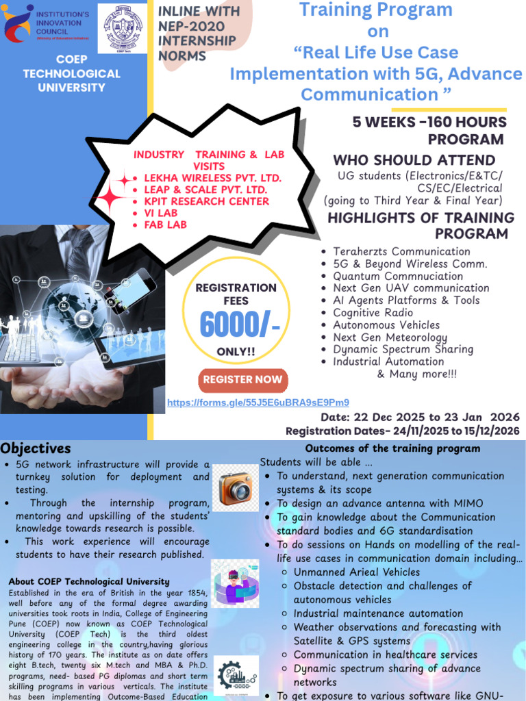 5G Communication Training Program | PDF | Telecommunications ...