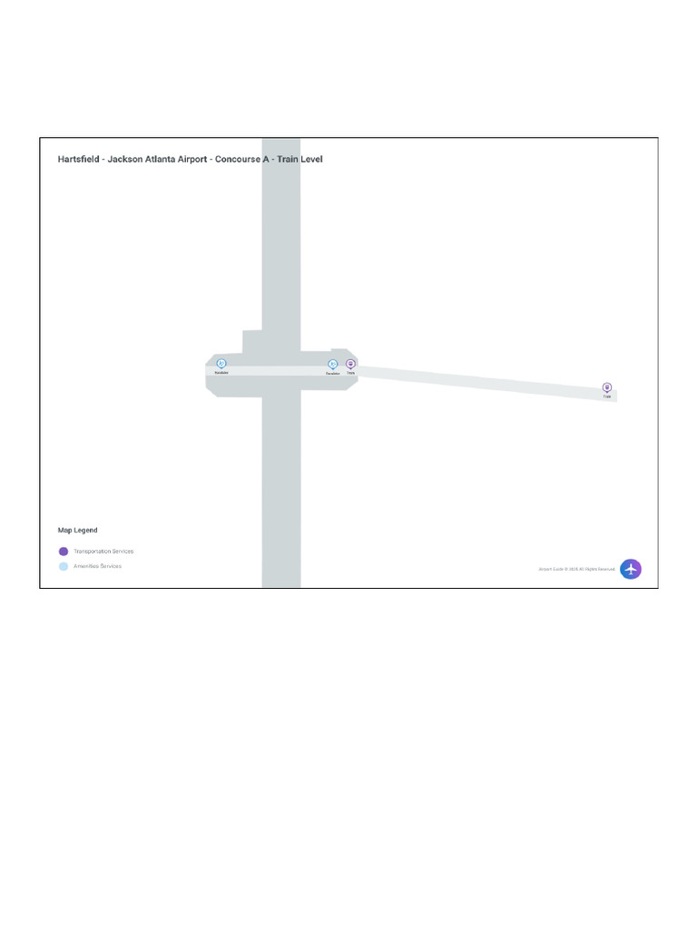 Hartsfield Jackson Atlanta Airport (ATL) Map | PDF