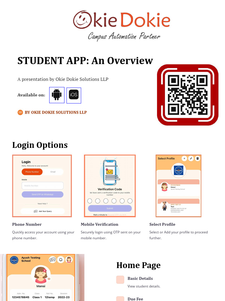 Student App - An Overview For College Student | PDF | Payments | Fee
