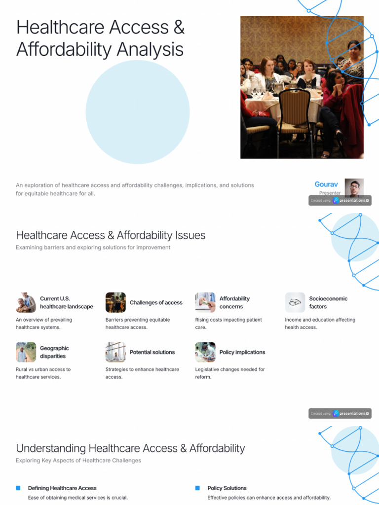 Healthcare Access and Affordability Analysis | PDF