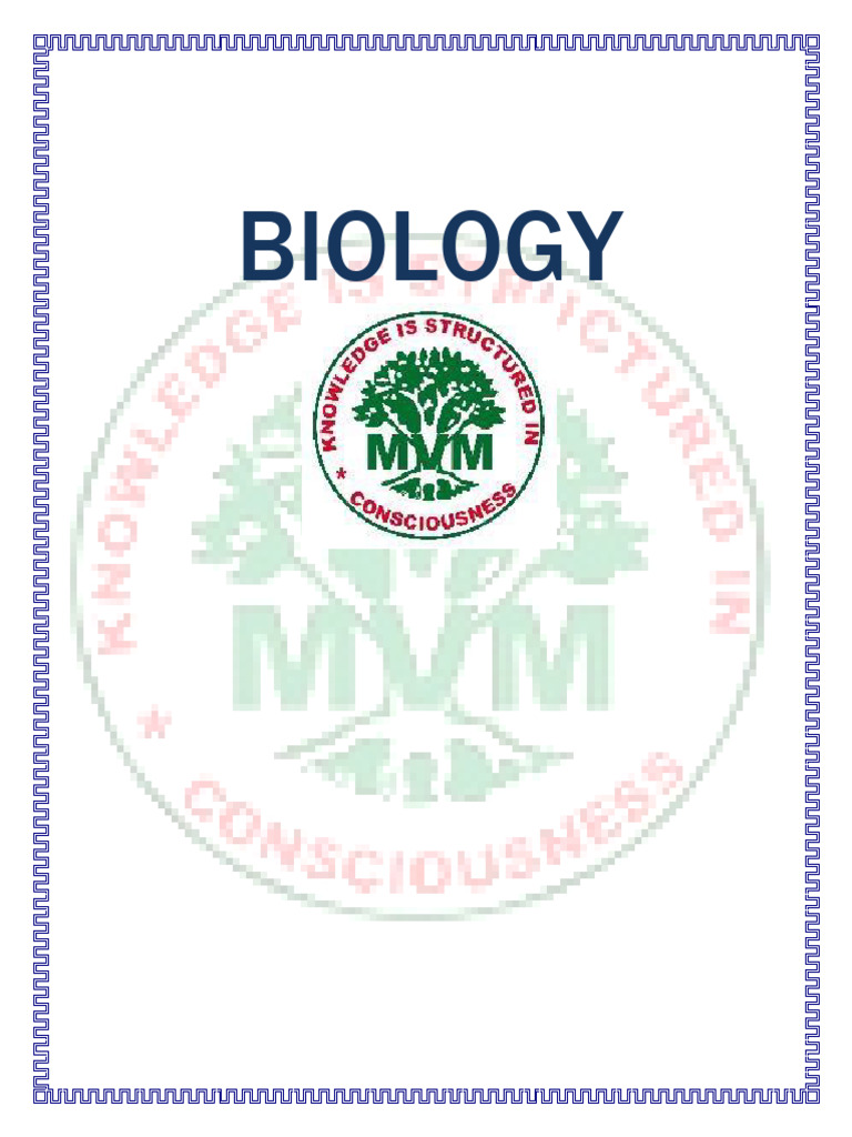 Bio Project Front Page 25-1 | PDF
