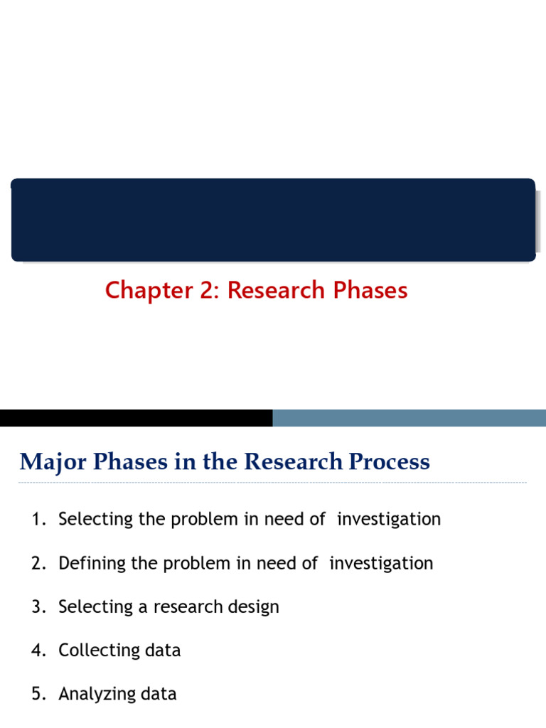 Chapter 2 - Research Phases | PDF | Hypothesis | Methodology