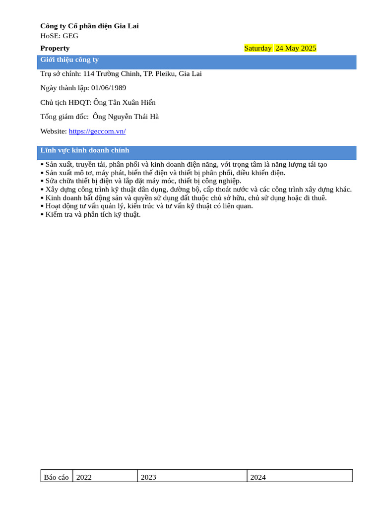 GEC Brief Report | PDF