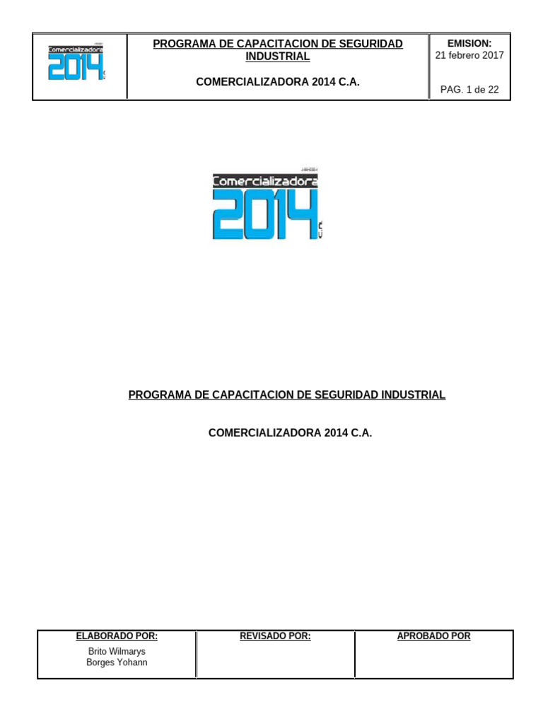 Programa de Capacitacion | PDF | Creación de capacidad