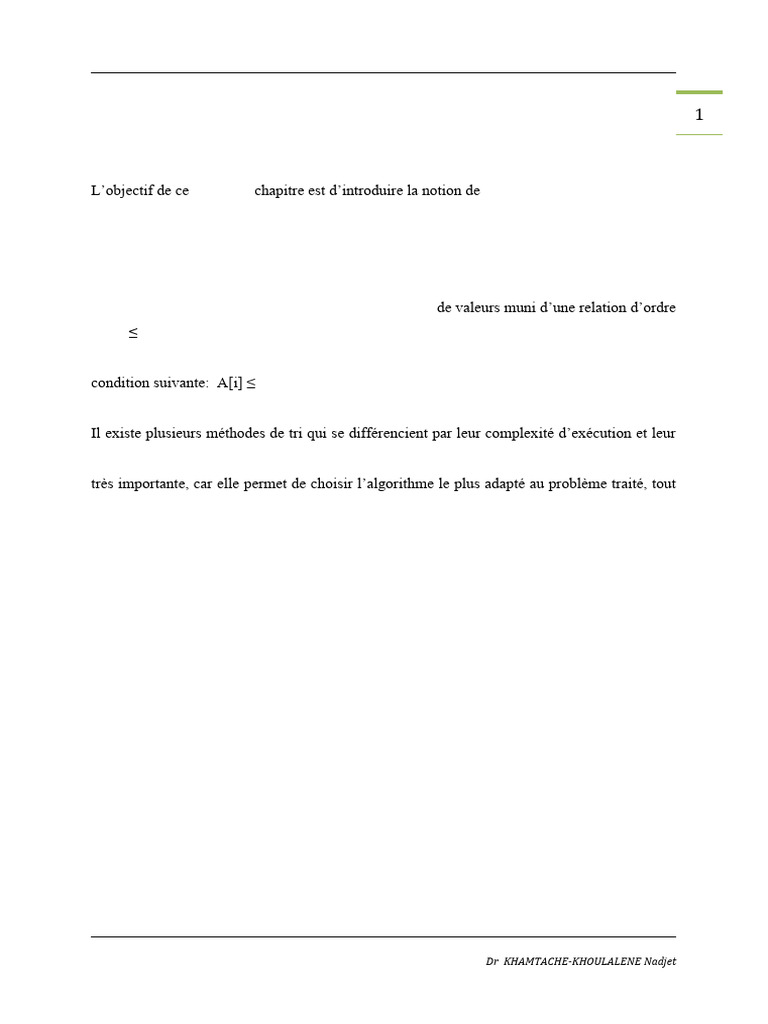 Algorithmes de Tri et Complexité | PDF | Informatique | Algorithmes