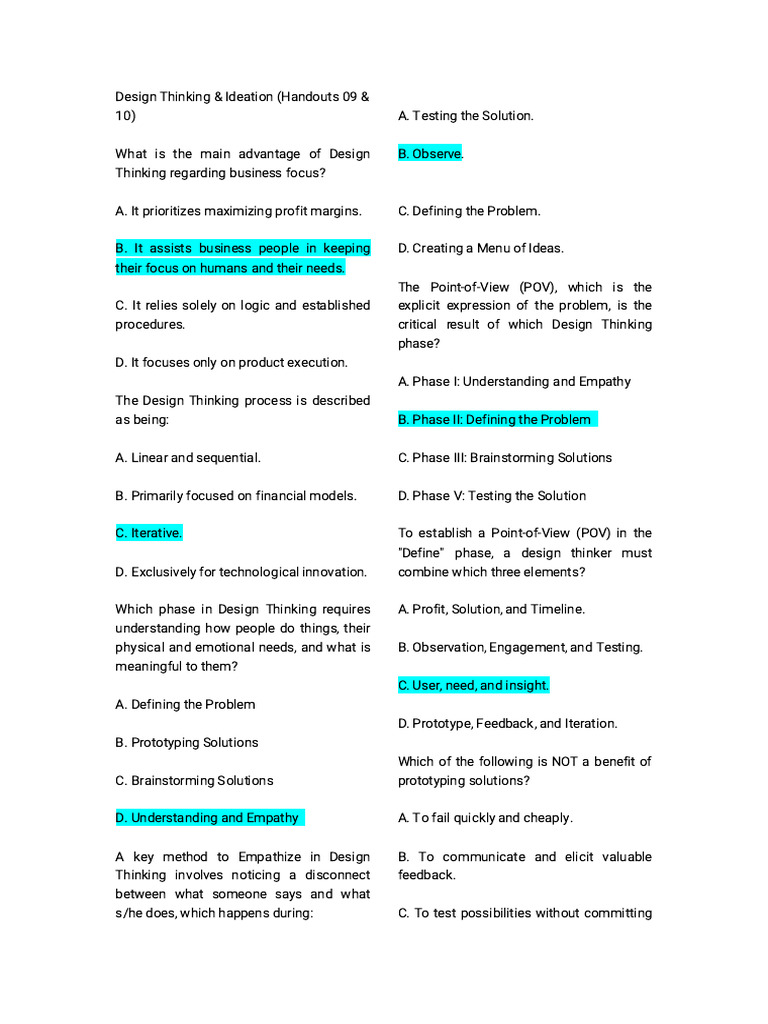 ENTREP | PDF | Employment | Design Thinking