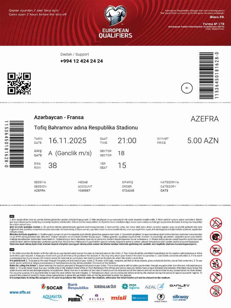 Iticket - AZ Order 5724248 19913094 | PDF