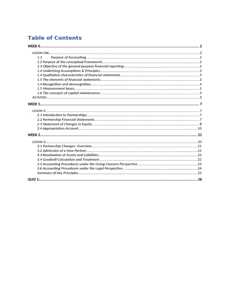 LectureNotes COFAB | PDF | Equity (Finance) | Partnership