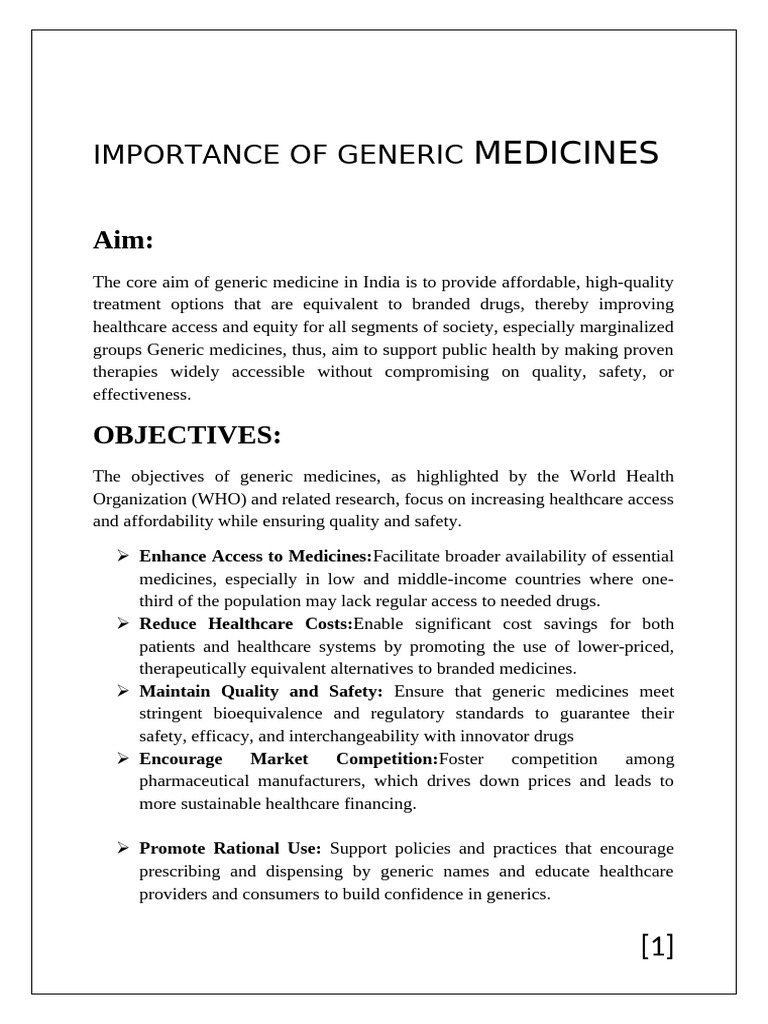 Project Group Aruna Mam | PDF | Generic Drug | Prescription Drugs