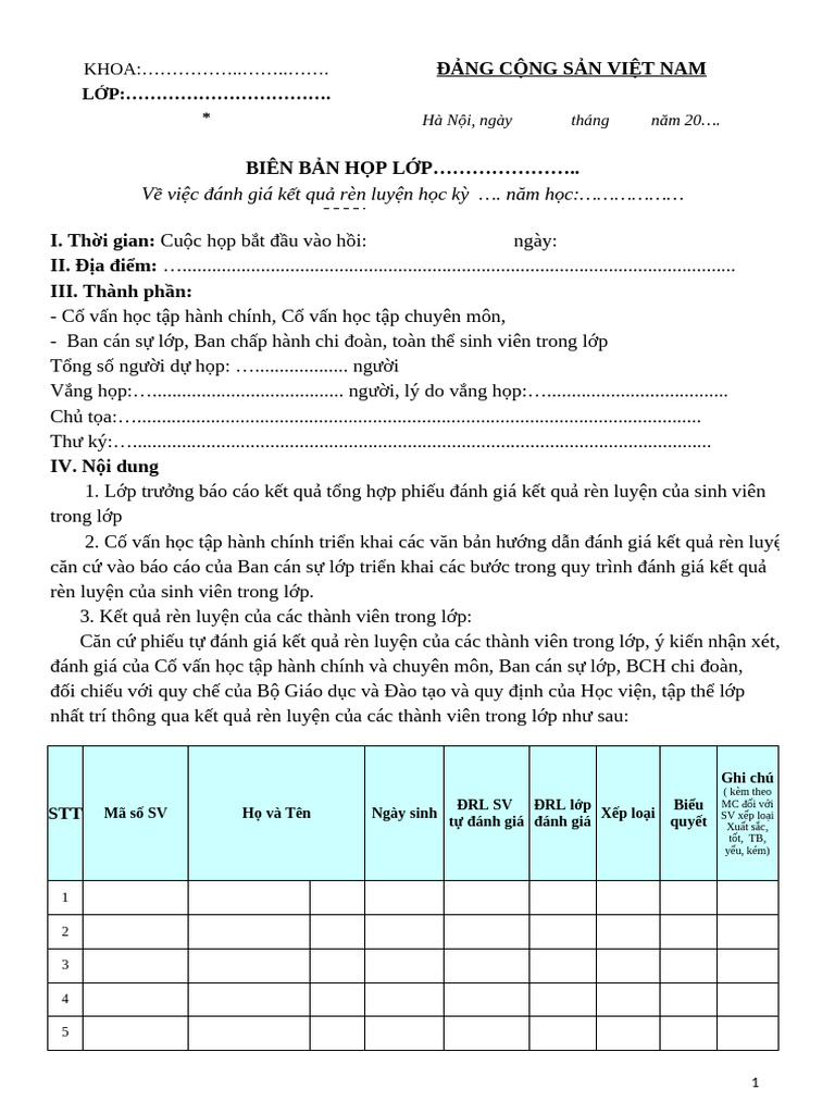 Phu Luc So 02 - BB Hop Lop | PDF