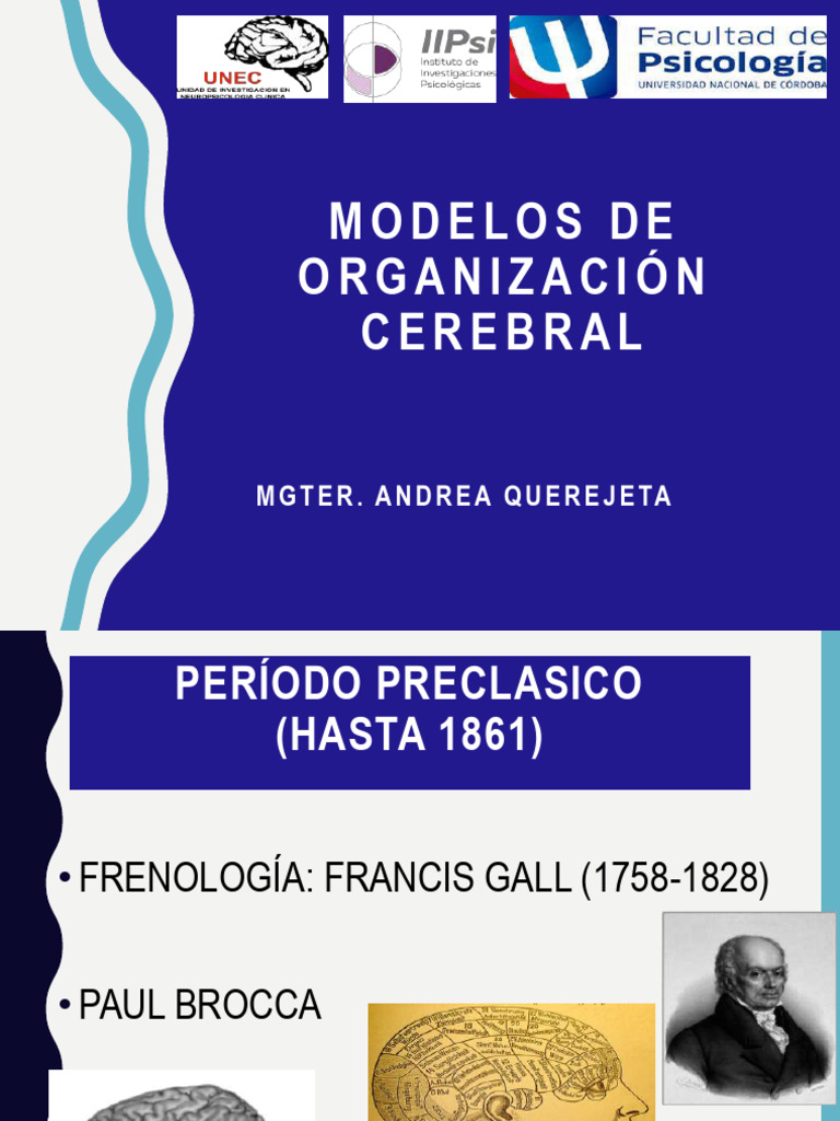 Modelos Explicativos de Funcionamiento Cerebral | PDF | Neuropsicología ...