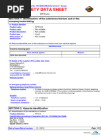 UN1266 Perfume Safety Data Sheet | PDF | Dangerous Goods | Firefighting