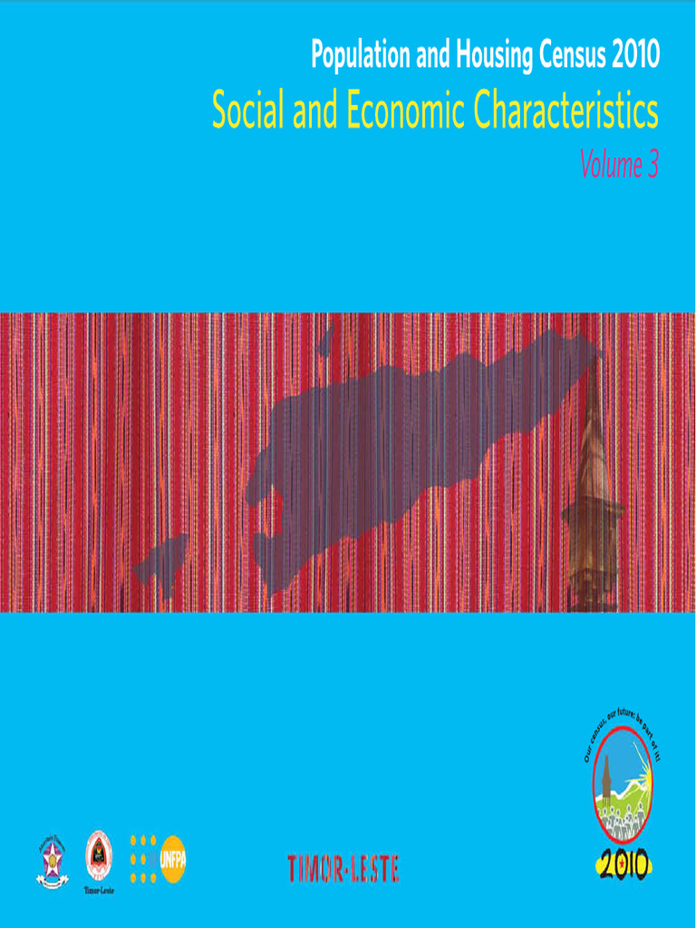 Timor-Leste 2010 Census: Social & Economic Data | PDF | Census | Household