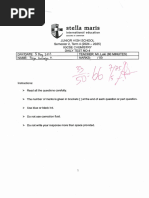 STELLA MARIS IGCSE Chemistry Grade 8 Term 4 (2024 - 2025) Term 4 ...