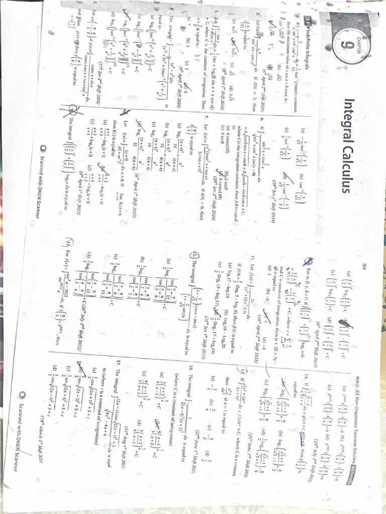 Integral Calculus | PDF