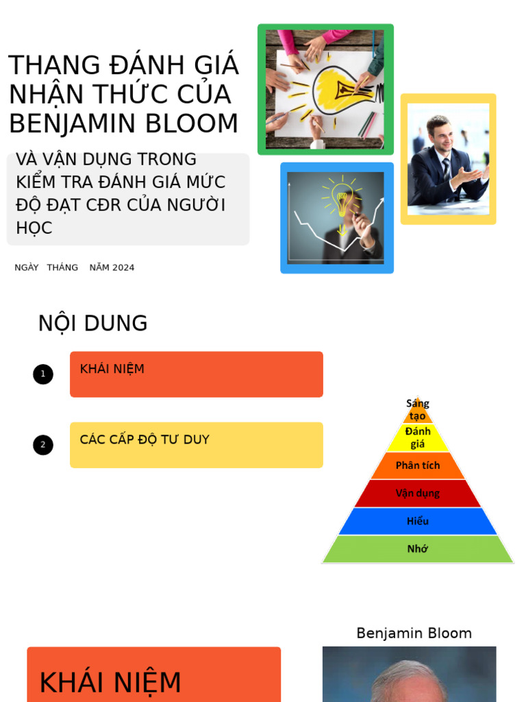 Thang Đánh Giá Nhận Thức Của Benjamin Bloom | PDF