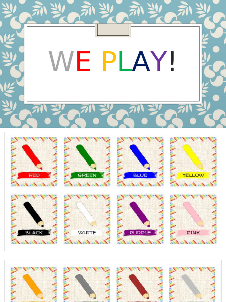We Play! | PDF