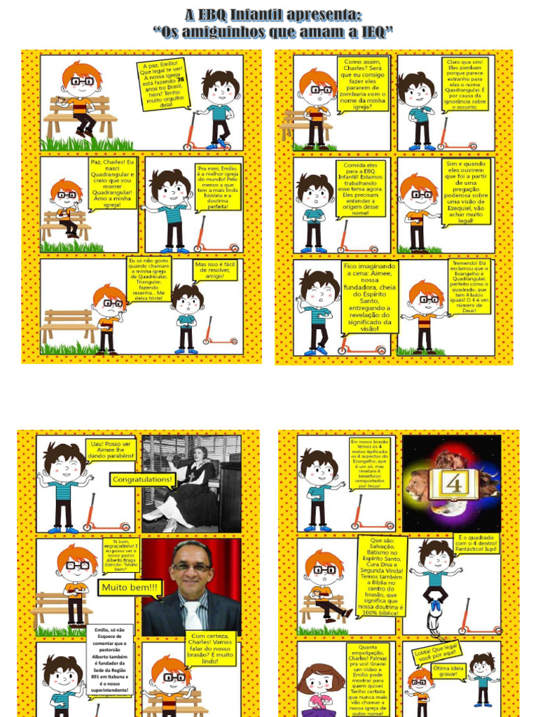 Os Amiguinhos Que Amam A IEQ - Quadrinhos 2 | PDF