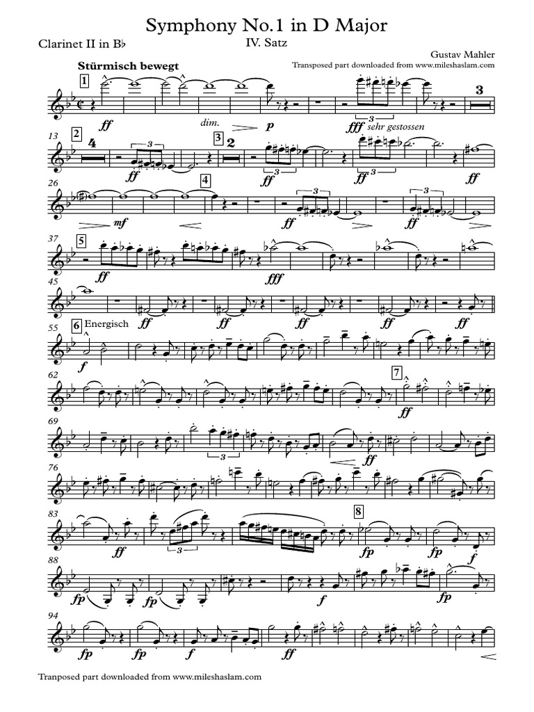 Mahler 1c2 T | PDF