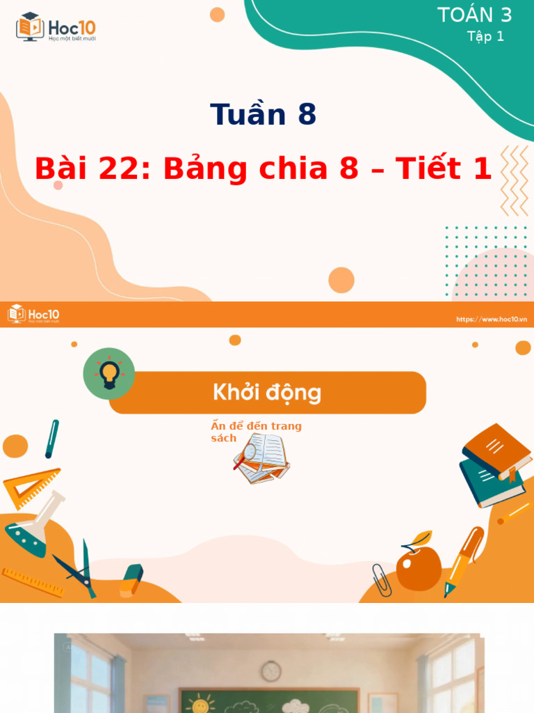 Tuan 8 Bai 22 Bang Chia 8 Tiet 1 1 | PDF