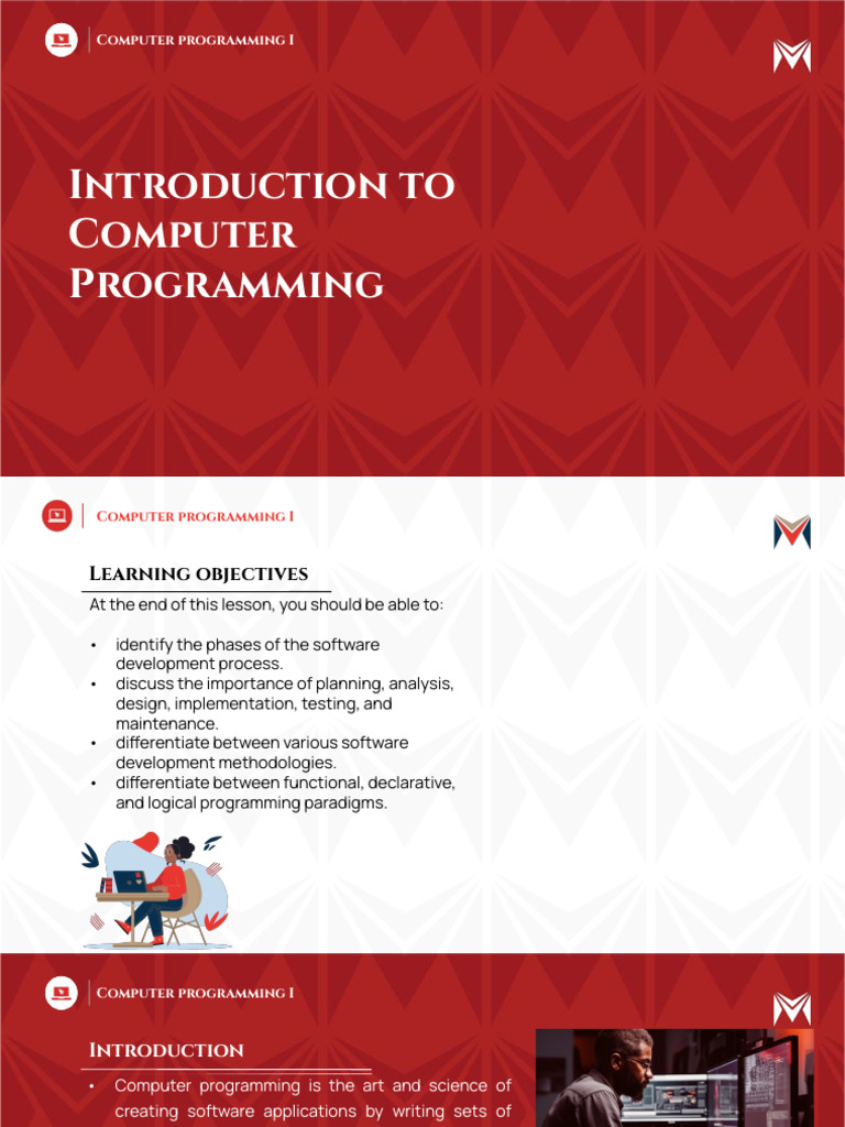 16305-Introduction To Computer Programming PDF | PDF | Software ...