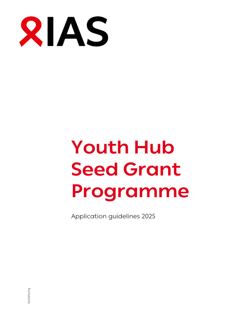 Youth Hub Seed-Grant Programme Application Guidelines | PDF | Capacity ...