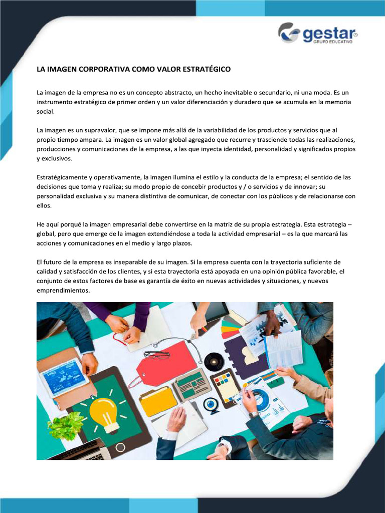 Tema 2 - Asesor Imagen Empresarial | PDF