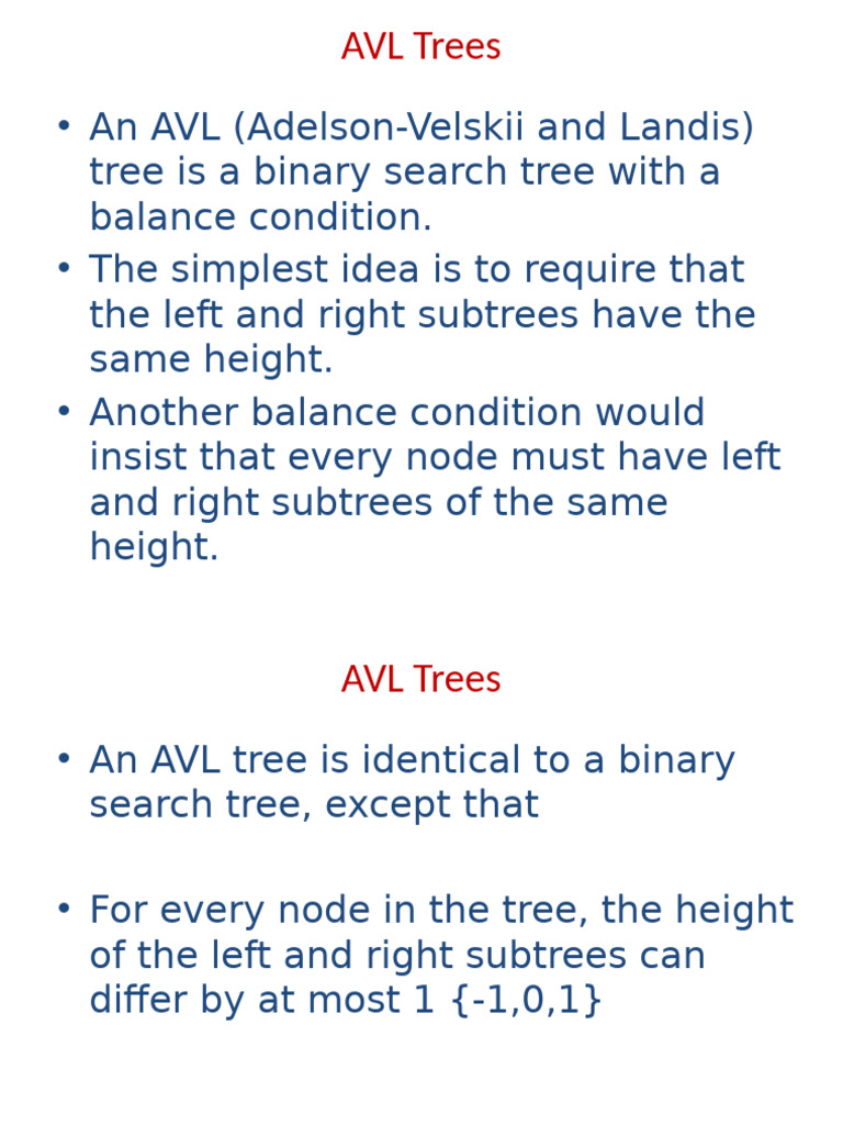 AVL Tree | PDF