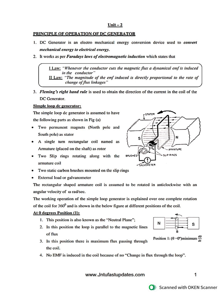 Unit DC Generator and DC Generator | PDF
