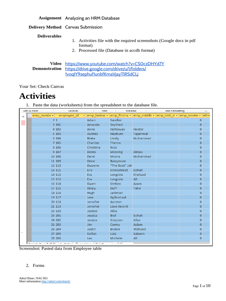 Demo | PDF | Microsoft Access | Databases