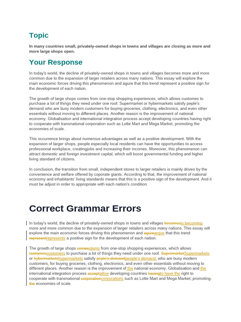 Date 2025-11-17 Time 22 39 IELTS Writing Task 2 Score 5.5 LexiBot | PDF | Retail | Grocery Store