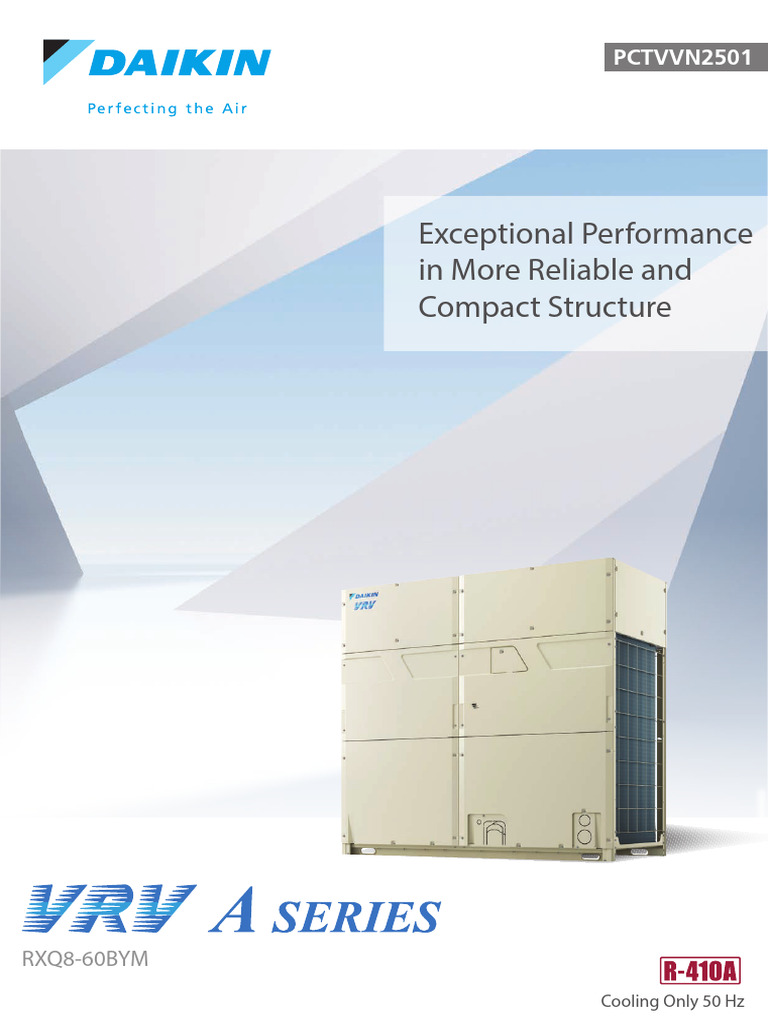 Next-Gen VRV A Series Air Conditioner | PDF | Engineering ...