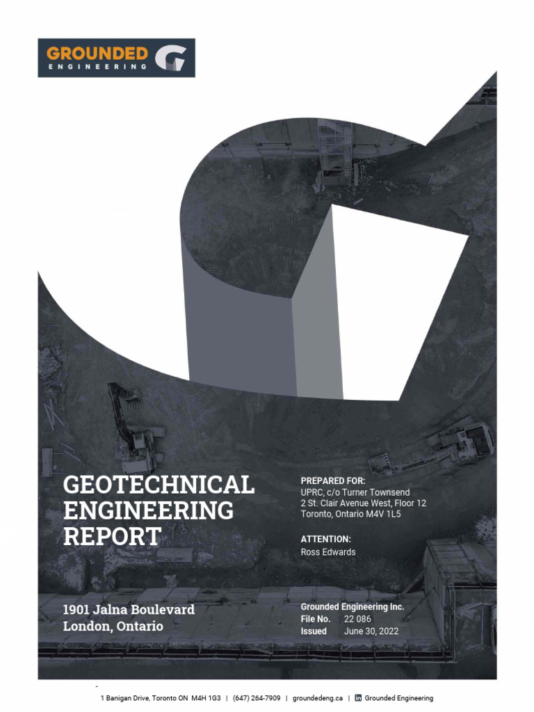 6. Geotechnical Report | PDF | Geotechnical Engineering | Soil Mechanics