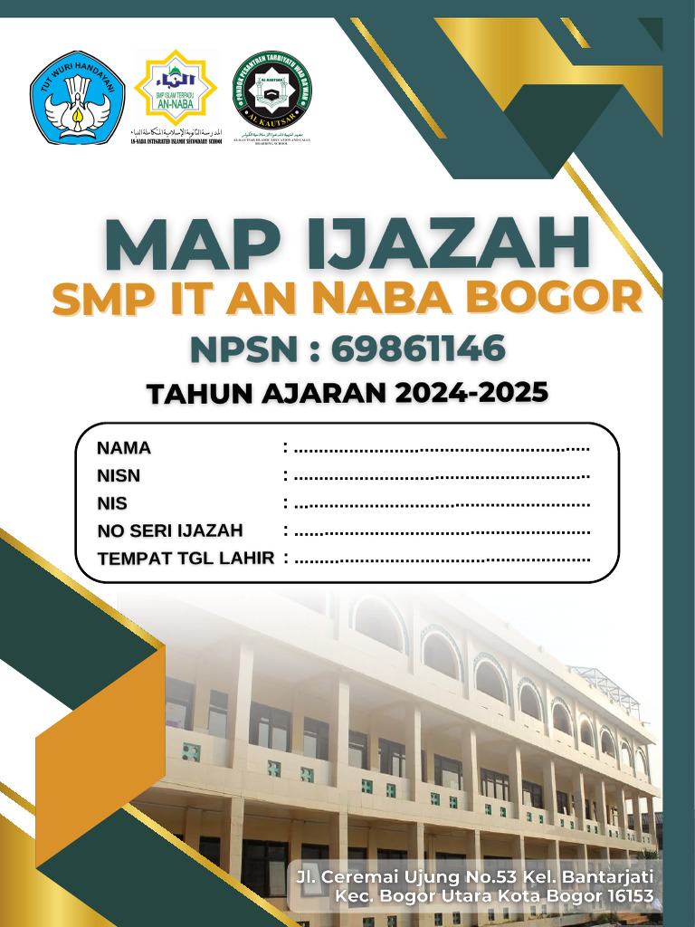 Map Ijazah SMP 2025 | PDF