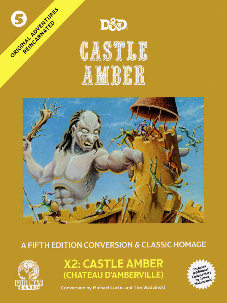 (Goodman Games) Original Adventures Reincarnated 5 - Castle Amber | PDF