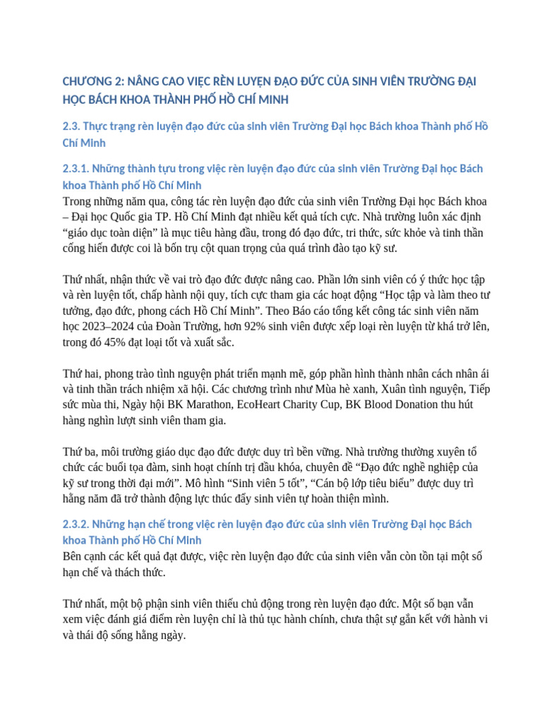 Tieu Luan Ren Luyen Dao Duc BK | PDF