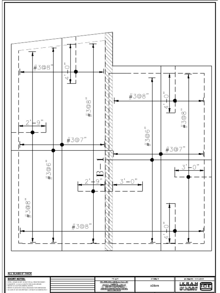 First Floor Roof Slab Framing Details | PDF