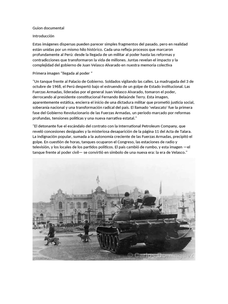 Guion Documental | PDF