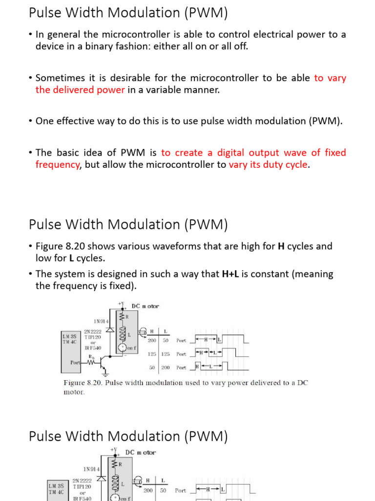 8_Pulse Width Modulation (PWM) (1) | PDF | Electricity ...