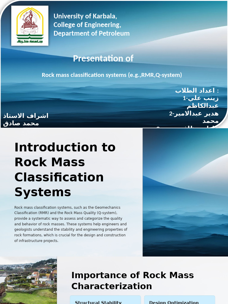 Rock Mass Classification Systems Overview | PDF