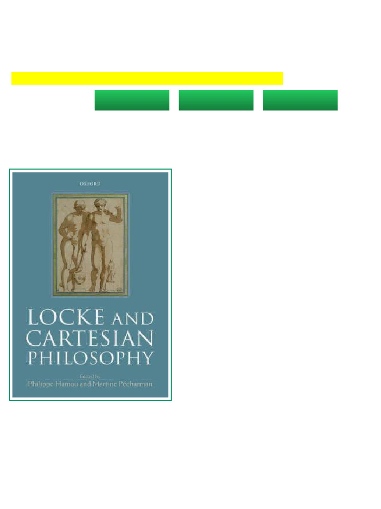 37845 | PDF | John Locke | Modern Philosophy