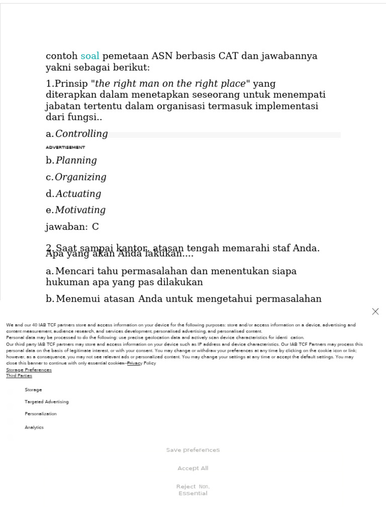 pdf-contoh-soal-pemetaan-asn-berbasis-cat (1) | PDF | Cookie HTTP ...