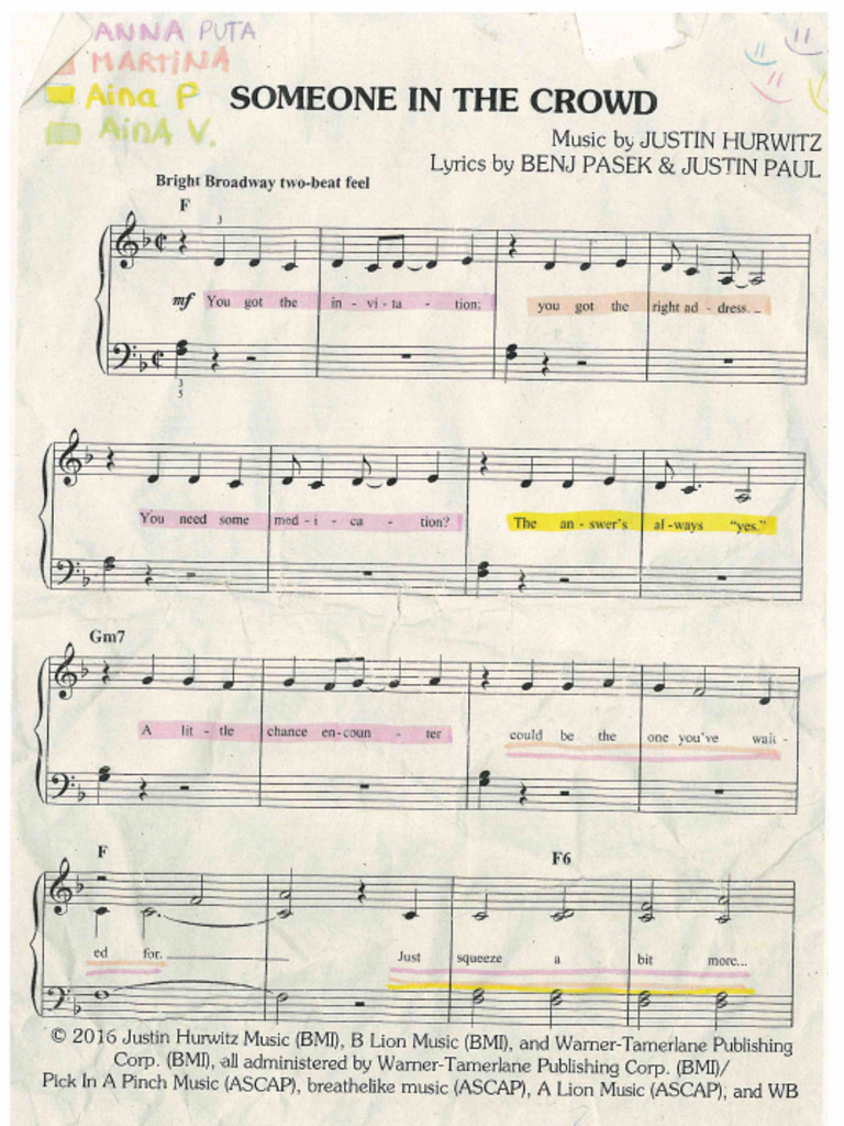 Someone in The Crowd Noies | PDF